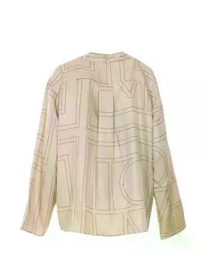 TOTEME Monogram Silk Shirt