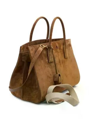 Saint Laurent Small Sac De Jour Suede Tote