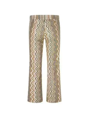 CAMBIO Wave-print Trousers