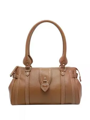 Liu Jo Heart-logo Shoulder Bag - Brown