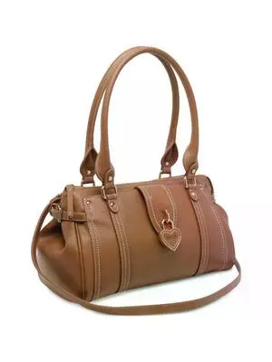 Liu Jo Heart-logo Shoulder Bag - Brown