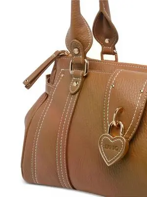 Liu Jo Heart-logo Shoulder Bag - Brown