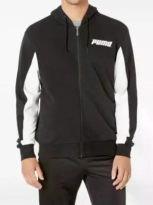 PUMA Zip-up Hoodie - Black