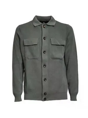 FILIPPO DE LAURENTIIS Buttoned Cardigan - Green