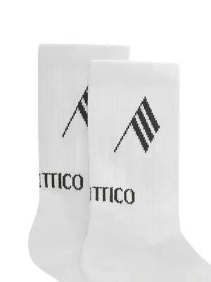 Attico Logo Cotton Socks
