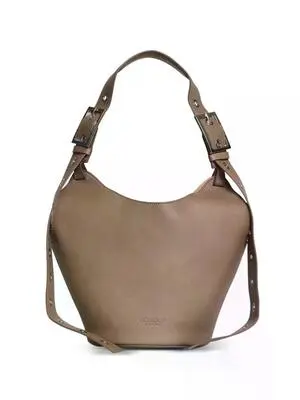 DONDUP Small Leather Tote Bag - Neutrals