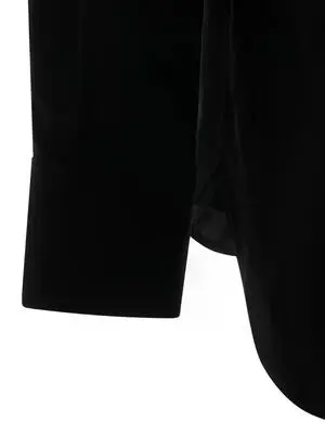 TOM FORD Twill Long-sleeve Shirt - Black
