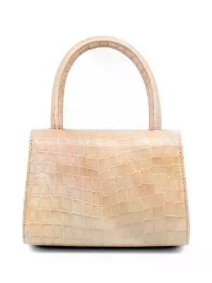 By Far Mini 2.0 Crocodile-effect Tote Bag