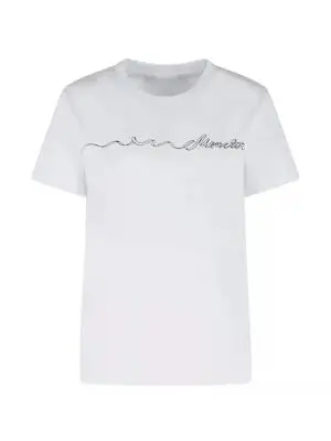 Moncler Logo-patch T-shirt - White