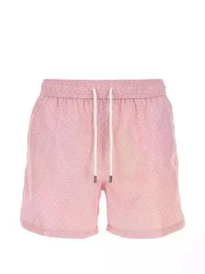 Fedeli Printed Swimming Shorts - Pink