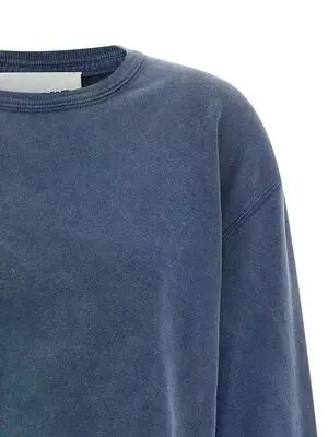 MARANT ETOILE Zae Wrap-style Sweat Dress - Blue