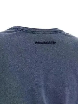 MARANT ETOILE Zae Wrap-style Sweat Dress - Blue