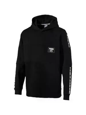 PUMA Hoodie With Patch - Black