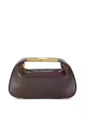 Elisabetta Franchi Logo-debossed Mini Bag - Brown