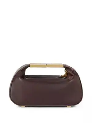 Elisabetta Franchi Logo-debossed Mini Bag - Brown