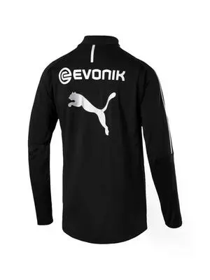 PUMA Borussia Dortmund Logo-print T-shirt - Black