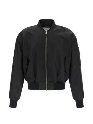 ENTIRE STUDIOS Zip-up Bomber Jacket - Black