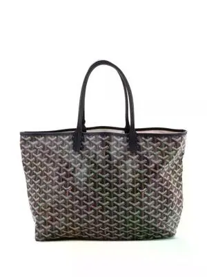 Goyard Saint Louis Coated Canvas Pm Tote Bag - Black