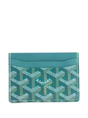 Goyard Saint Sulpice Coated Canvas Card Holder - Green