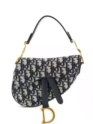 Dior Saddle Handbag Oblique Canvas Mini Shoulder Bag
