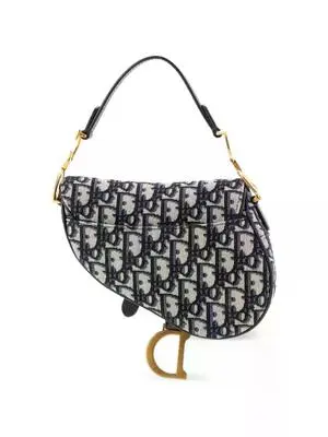 Dior Saddle Handbag Oblique Canvas Mini Shoulder Bag