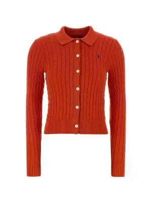 Polo Ralph Lauren Cable-knit Collared Cardigan