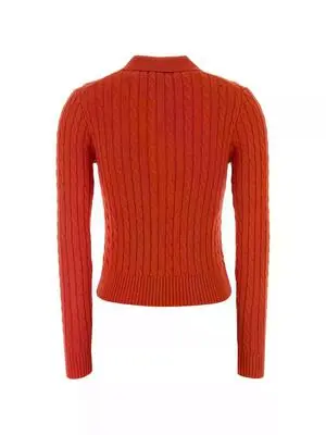 Polo Ralph Lauren Cable-knit Collared Cardigan