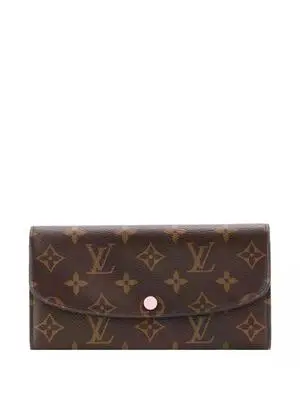 LOUIS VUITTON Emilie Wallet Monogram Canvas Small Wallets - Brown