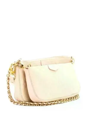 LOUIS VUITTON Multi Pochette Accessoires Monogram Empreinte Giant Crossbody Bag - Neutrals