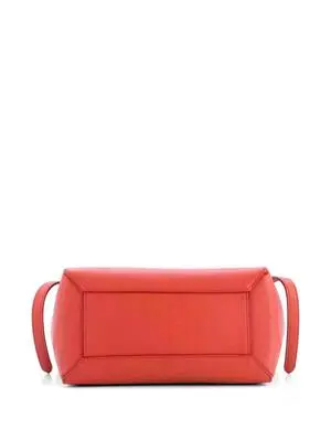 Celine Leather Micro Satchel Belt Bag - Red