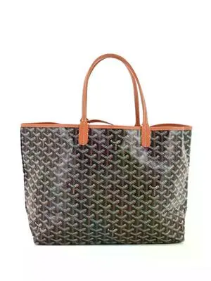 Goyard Saint Louis Coated Canvas Pm Tote Bag - Black