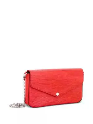 LOUIS VUITTON Felicie Pochette Epi Leather Crossbody Bag - Red