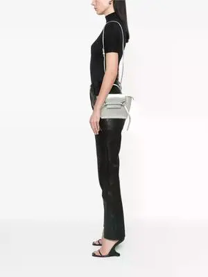 Celine 2018 Nano Laminated Calfskin Belt Bag - Silver