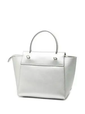Celine 2018 Nano Laminated Calfskin Belt Bag - Silver