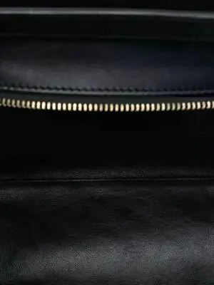 Celine 2013 Micro Tricolor Leather Luggage Tote Handbag - Brown