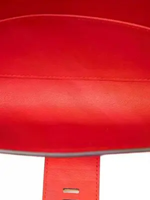 Hermès 2017 Tadelakt Medor 23 Clutch - Red