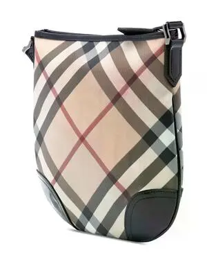 Burberry Supernova Check Coated Canvas Dryden Crossbody Bag