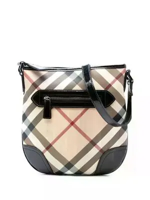 Burberry Supernova Check Dryden Crossbody Bag - Brown
