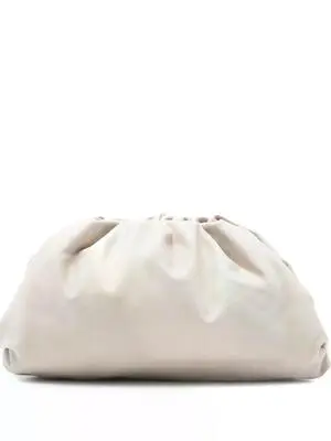 Bottega Veneta 2012-2025 Lambskin The Pouch Clutch Bag - White