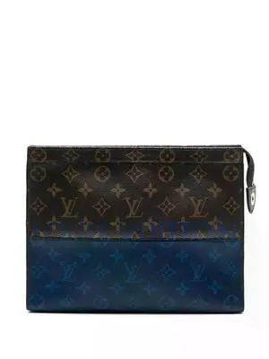 LOUIS VUITTON 2017 Monogram Pacific Split Pochette Voyage Mm - Blue