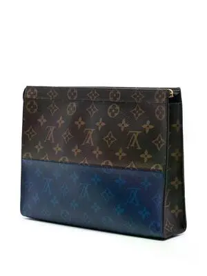 LOUIS VUITTON 2017 Monogram Pacific Split Pochette Voyage Mm - Blue