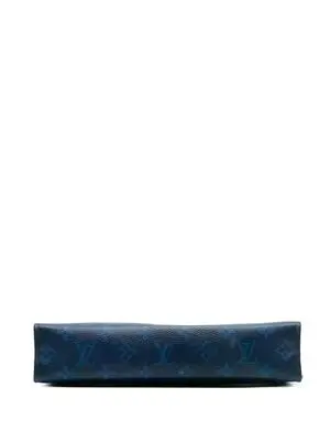 LOUIS VUITTON 2017 Monogram Pacific Split Pochette Voyage Mm - Blue