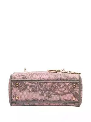 Dior 2023 Mini Toile De Jouy Lady D-lite Satchel - Pink