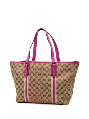 Gucci Gg Canvas Jolicoeur Tote Bag - Brown