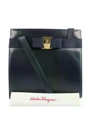 FERRAGAMO 2010-2026 Leather Vara Bow Shoulder Bag