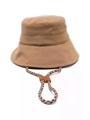 Moncler Logo-patch Bucket Hat - Brown