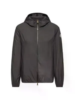 Moncler Fegeos Cropped Hooded Jacket - Black