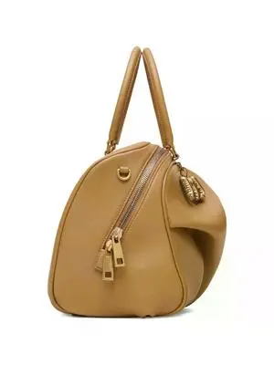 Marc Jacobs Logo-charm Leather Tote Bag - Brown