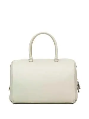 Marc Jacobs Logo-charm Leather Tote Bag - Neutrals
