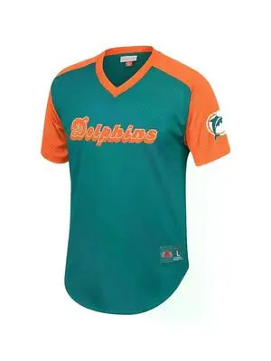 Mitchell & Ness Miami Dolphins Final Second V-neck T-shirt - Green